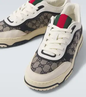 Gucci Re-web Leather Sneakers