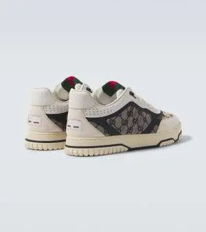 Gucci Re-web Leather Sneakers