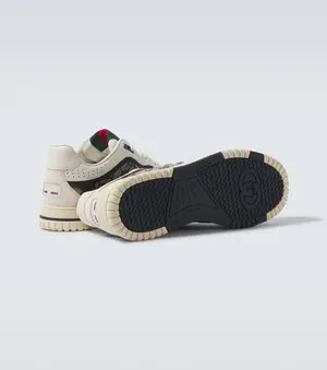 Gucci Re-web Leather Sneakers
