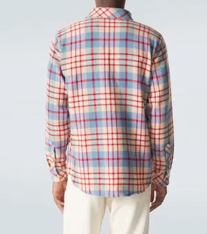 GOD'S TRUE CASHMERE Al's Run Plaid Cashmere Shirt - Multicoloured