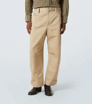 LEMAIRE Twisted Cotton-linen Twill Pants