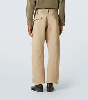 LEMAIRE Twisted Cotton-linen Twill Pants
