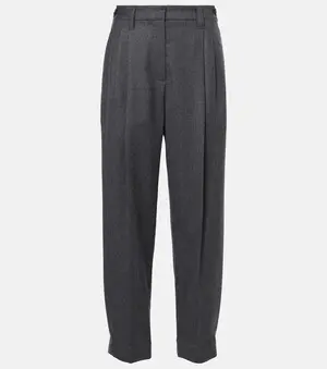 Brunello Cucinelli Grey Wool Trousers