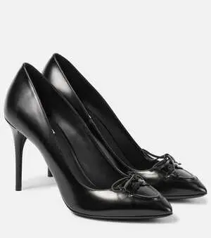 Alaïa 90 Leather Pumps