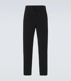GOD'S TRUE CASHMERE Knitted Cashmere Straight Pants - Brown