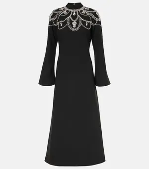 Simkhai Odetta Embellished Midi Dress