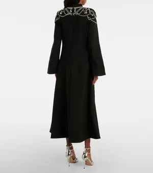 Simkhai Odetta Embellished Midi Dress
