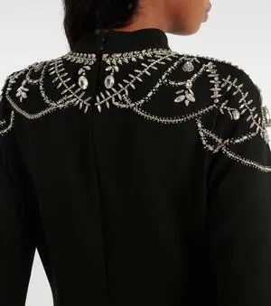 Simkhai Odetta Embellished Midi Dress
