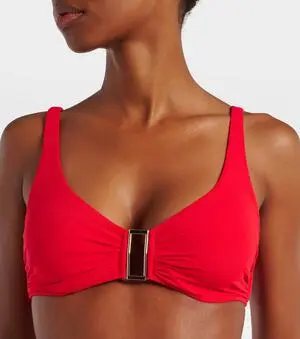 Melissa Odabash Bel Air Bikini Top - Red