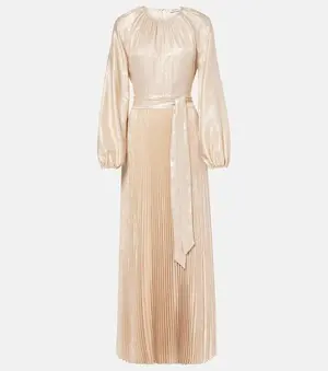 Simkhai Varenya Pleated Midi Dress