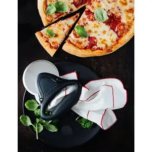 MICROPLANE Logo-embossed Stainless-steel Pizza Cutter 16.5cm