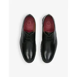 Grenson Gardener Lace-up Leather Derby Shoes - Black