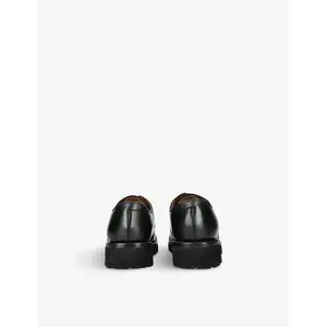 Grenson Gardener Lace-up Leather Derby Shoes - Black