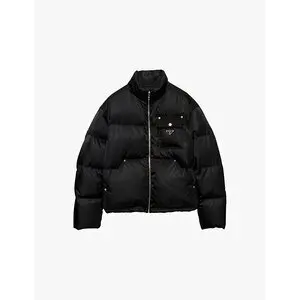 Prada Re-nylon Cropped Recycled-nylon Shell-down Jacket