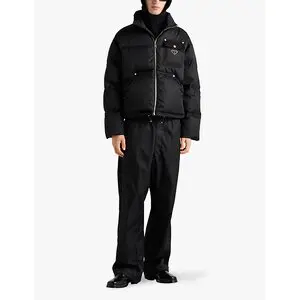 Prada Re-nylon Cropped Recycled-nylon Shell-down Jacket