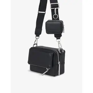 Whistles Bibi Leather Keyring - Black