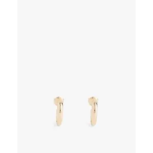 Bottega Veneta Open Drop Earrings - Yellow Gold