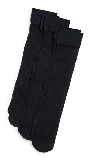 STEMS Essential Sheer Knee High Socks Set Of Three