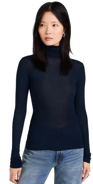 Sold Out NYC The Cashmere Turtleneck - Navy