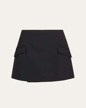 Simkhai Payton Mini Wrap Skirt