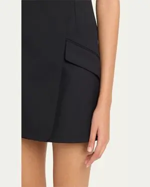 Simkhai Payton Mini Wrap Skirt