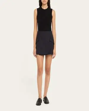 Simkhai Payton Mini Wrap Skirt