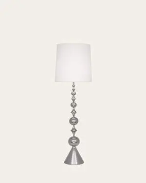 Jonathan Adler Harlequin 66" Floor Lamp - Nickel