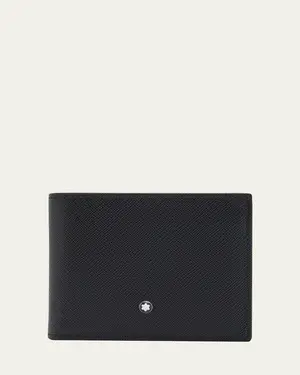 Montblanc Saffiano Leather Sartorial Bifold Wallet - Black