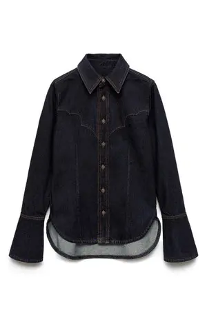 Mango Western Denim Shirt