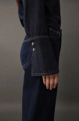 Mango Western Denim Shirt