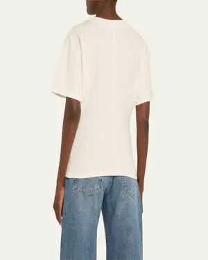 EB DENIM Eero Cotton Tee - Milk