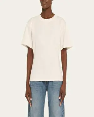 EB DENIM Eero Cotton Tee - Milk
