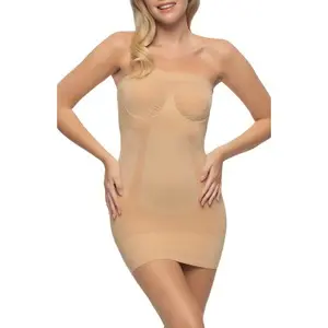 Felina Fusion Strapless Slip Warm Neutral