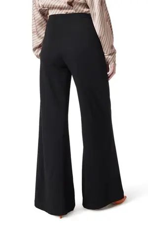 DO BY DEE OCLEPPO Smooth Stretch Twill Pull-on Wide Leg Pants - Black