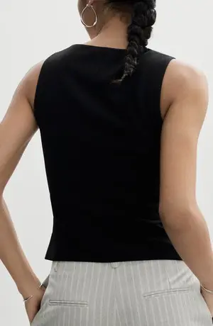 Mango Square Neck Vest