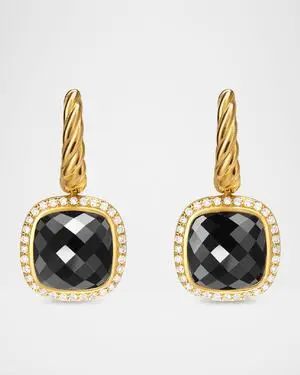 Black Drop Earrings
