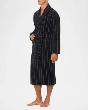 Majestic International Apos;s Terry Velour Shawl Robe - Black