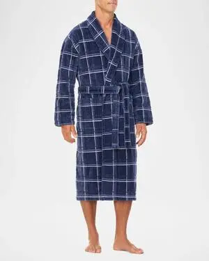 Majestic International Apos;s Terry Velour Shawl Robe - Midnight