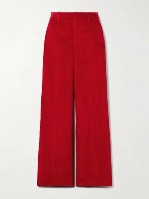 Brunello Cucinelli Cotton-corduroy Wide-leg Pants