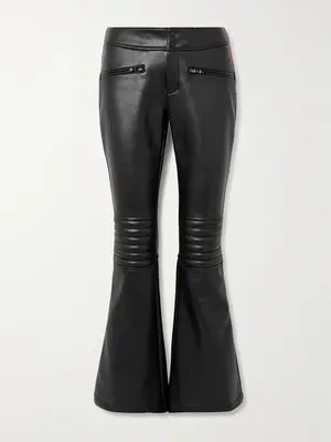 Perfect Moment Aurora Faux Leather Flared Ski Pants