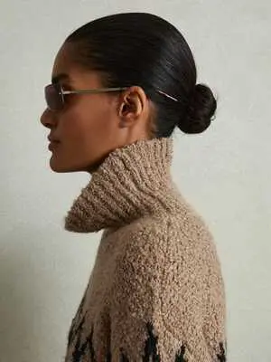 REISS Bobbi Fairisle Knit Jumper