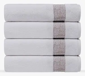 DEPERA HOME Pera 4 Pcs Turkish Wash Towels Set - One-color