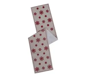 VICKERMAN 12' X 60' Let It Snow Table Runner