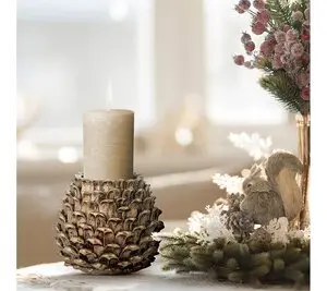 VALERIE PARR HILL 5' Pinecone Candle Holder Valerie - One-color