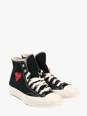 Comme Des Garçons Chuck Taylor High-top Sneakers - Black