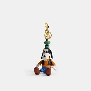 COACH Disney Goofy Bag Charm - Brass/chalk Multi
