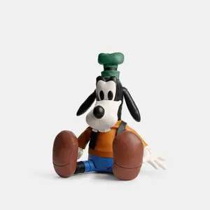 COACH Disney X Goofy Medium Collectible - Brass/chalk Multi