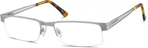 Zenni Classic Rectangle Eyeglasses - Silver