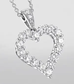 Graff Gold And Diamond Heart Necklace