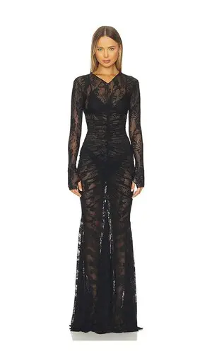 Norma Kamali Sheer Evening Dresses